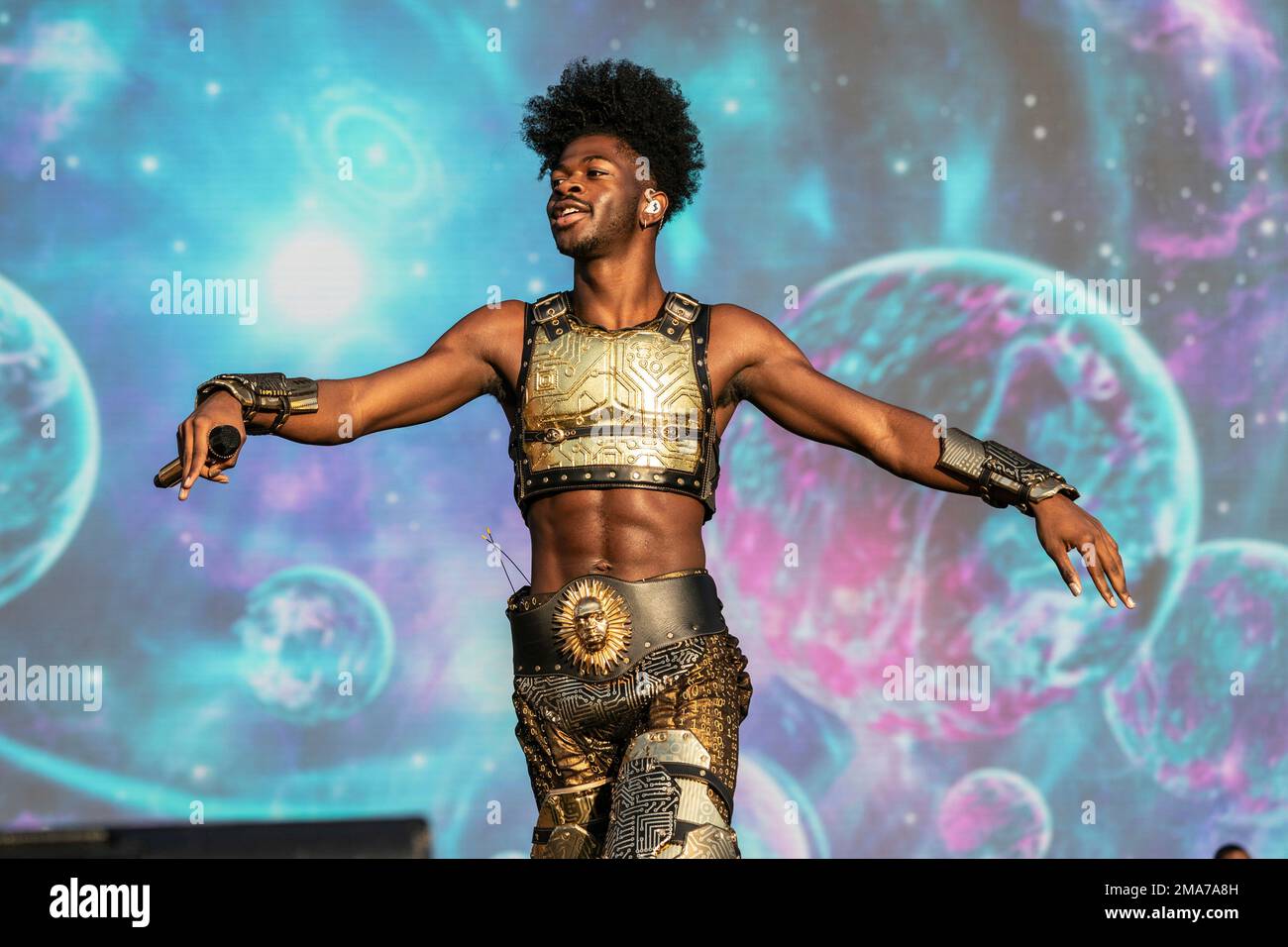 Lil Nas X performs on the second weekend of the Austin City Limits ...