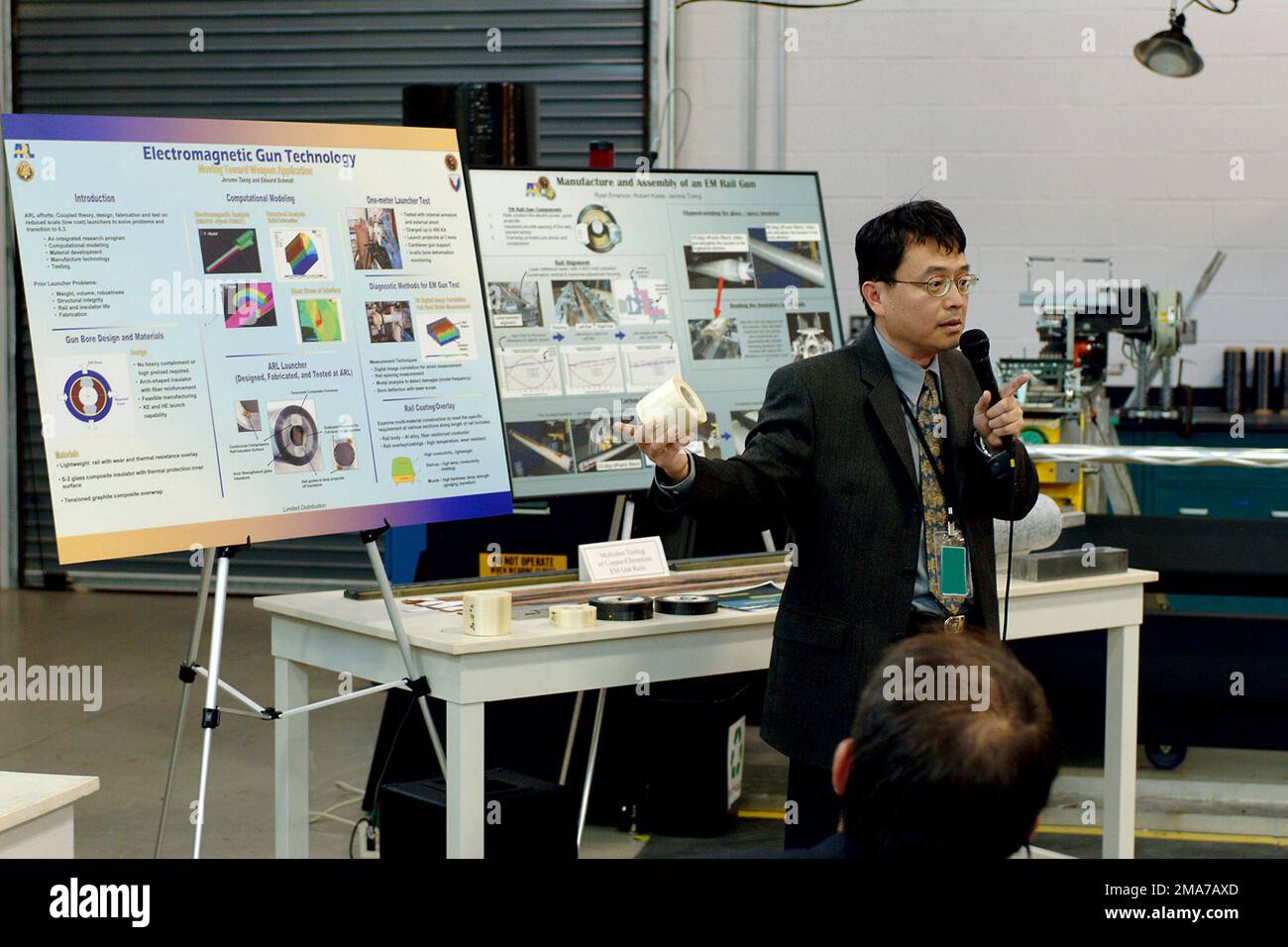 Tour of the rodman materials research facility hi-res stock photography ...