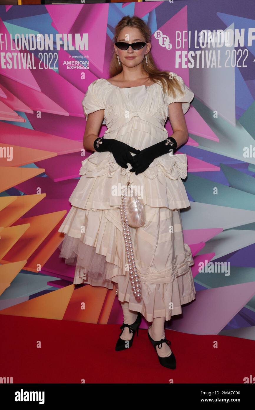 Hayley Bennett poses for photographers upon arrival for the premiere of ...