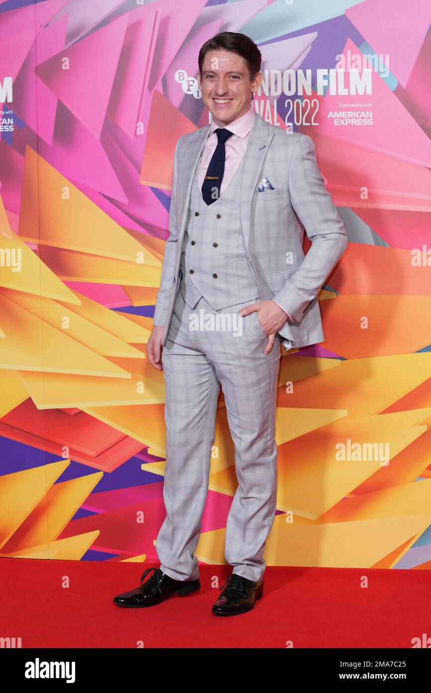 Matthew Duckett poses for photographers upon arrival for the premiere ...