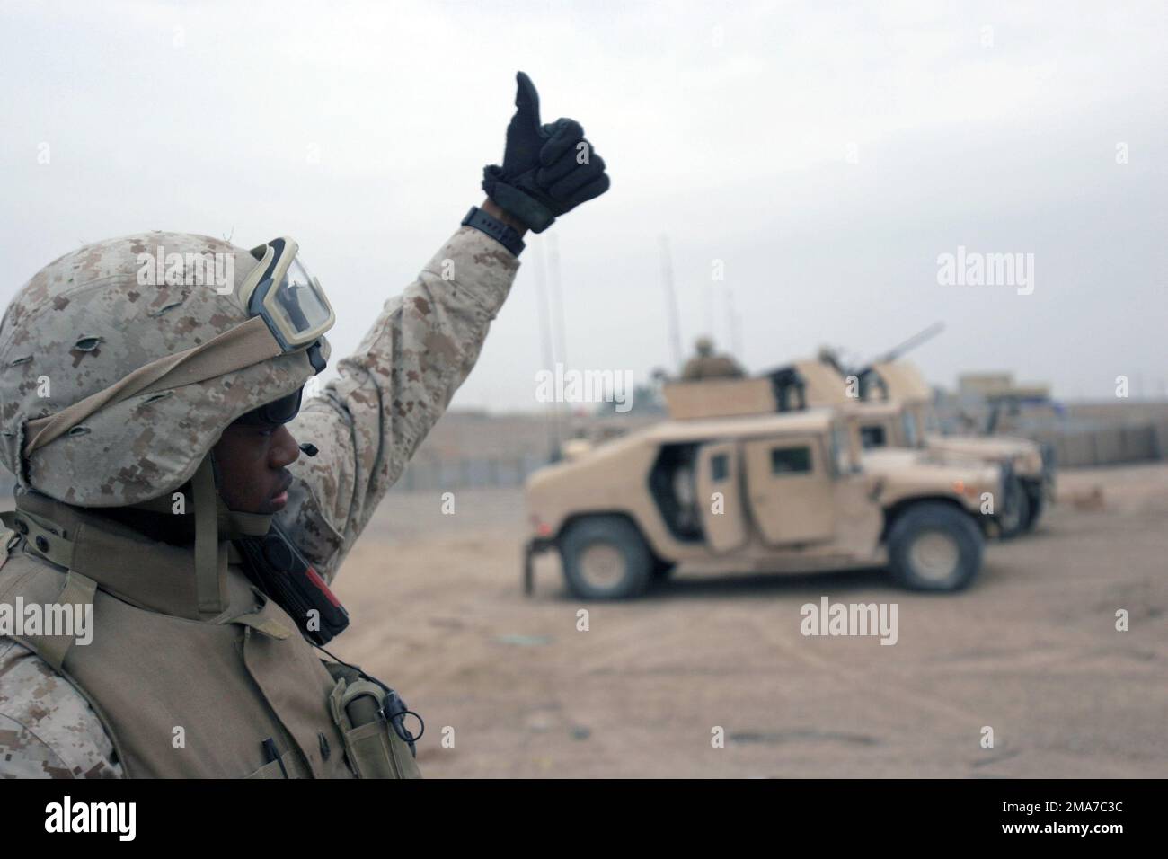 US Marine Corps (USMC) Marines with 2nd Platoon (PLT), Transportation ...