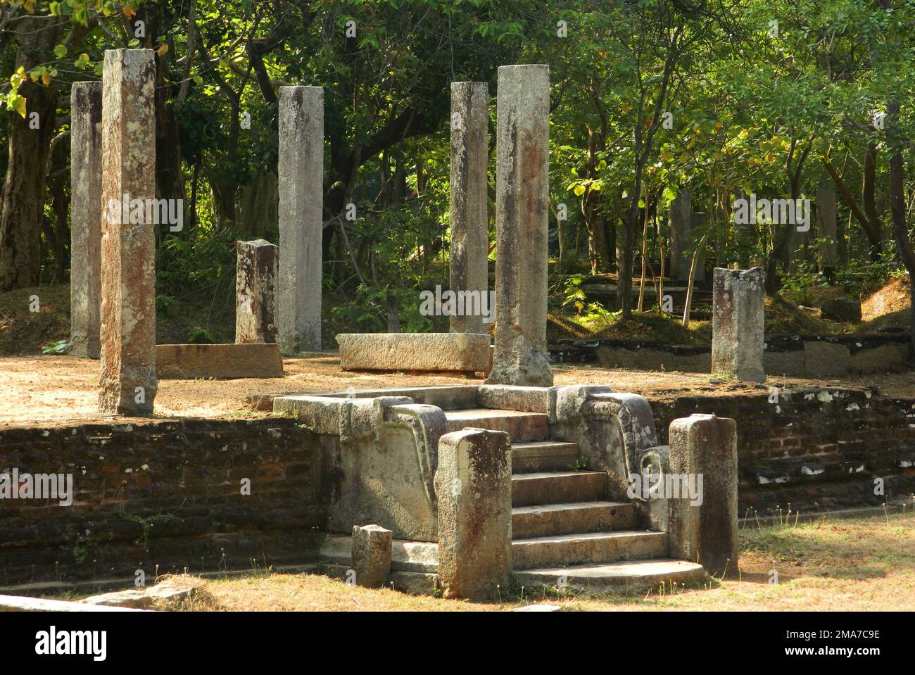 The Anuradhapura Kingdom, the first established kingdom in ancient Sri Lanka is situated in ...