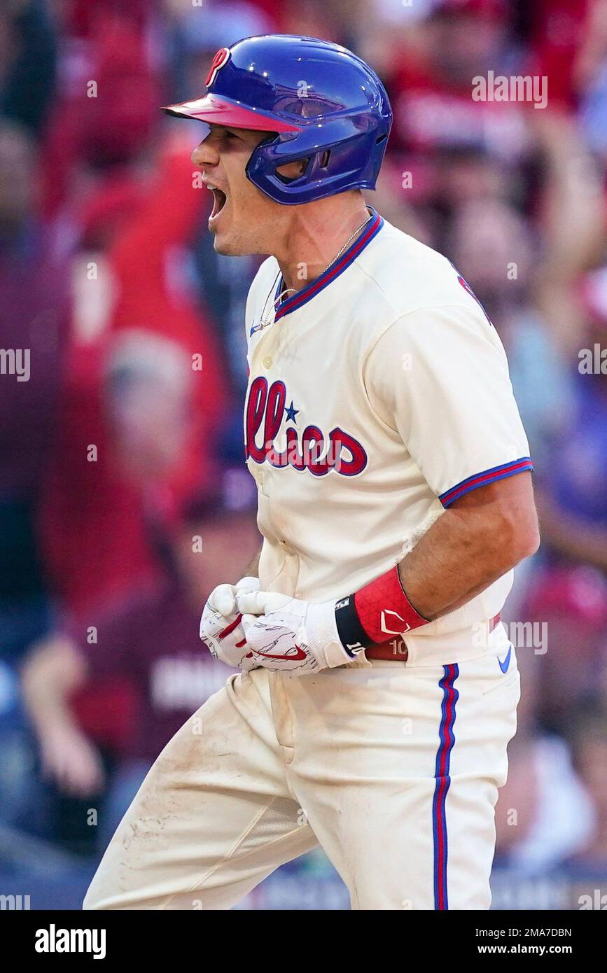 during the xx inning in Game 4 of baseball's National League Division ...