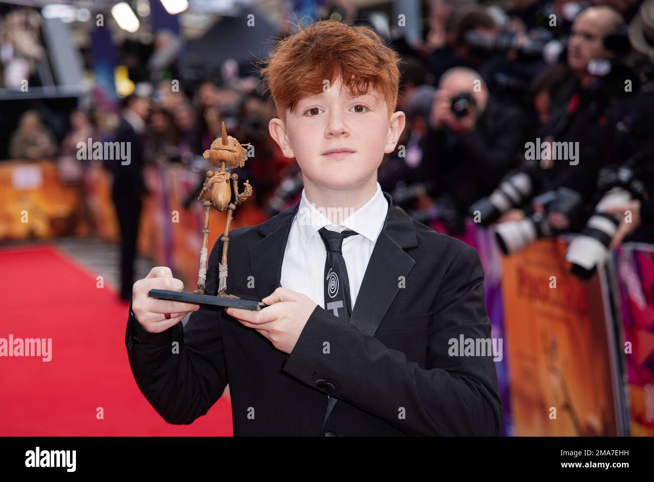 Gregory Mann poses for photographers upon arrival for the premiere of ...