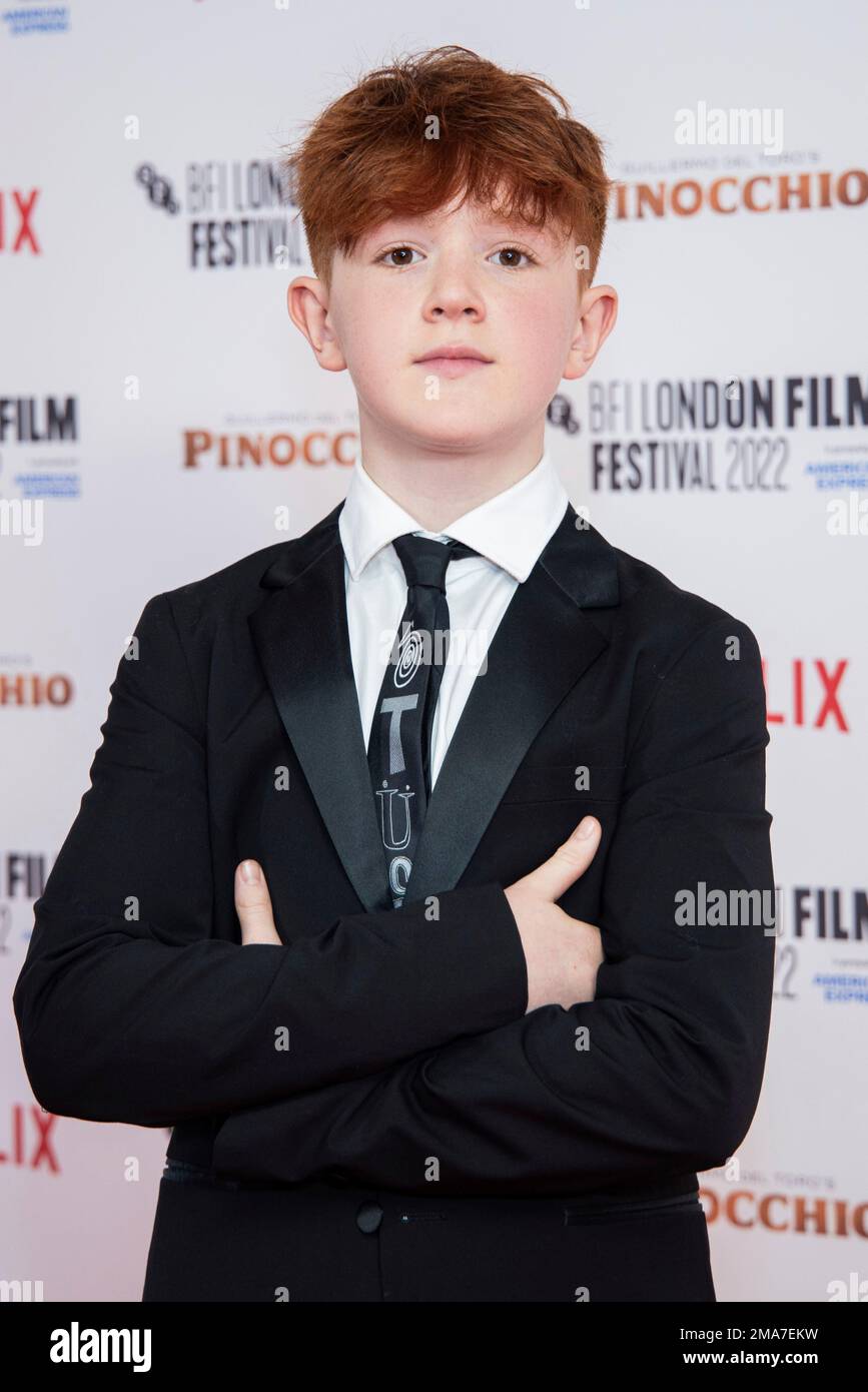Gregory Mann poses for photographers upon arrival for the premiere of ...
