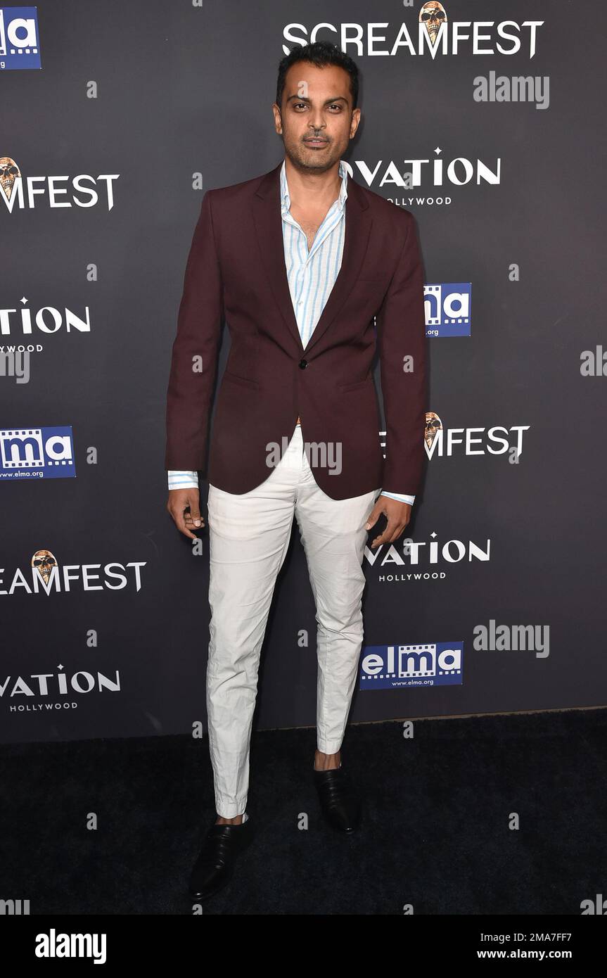 Ash T arrives at a red carpet event for "Slayers " during Screamfest on ...