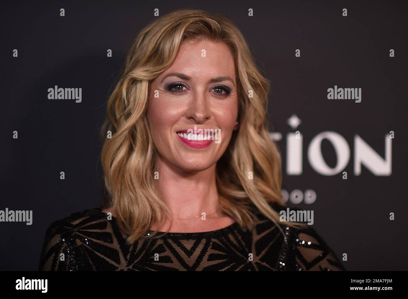 Courtney Lauren Penn arrives at a red carpet event for "Slayers ...