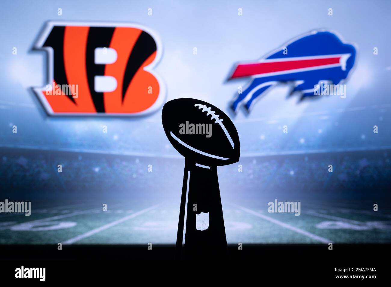 Buffalo Usa January 18 2023 Cincinnati Bengals Vs Buffalo Bills