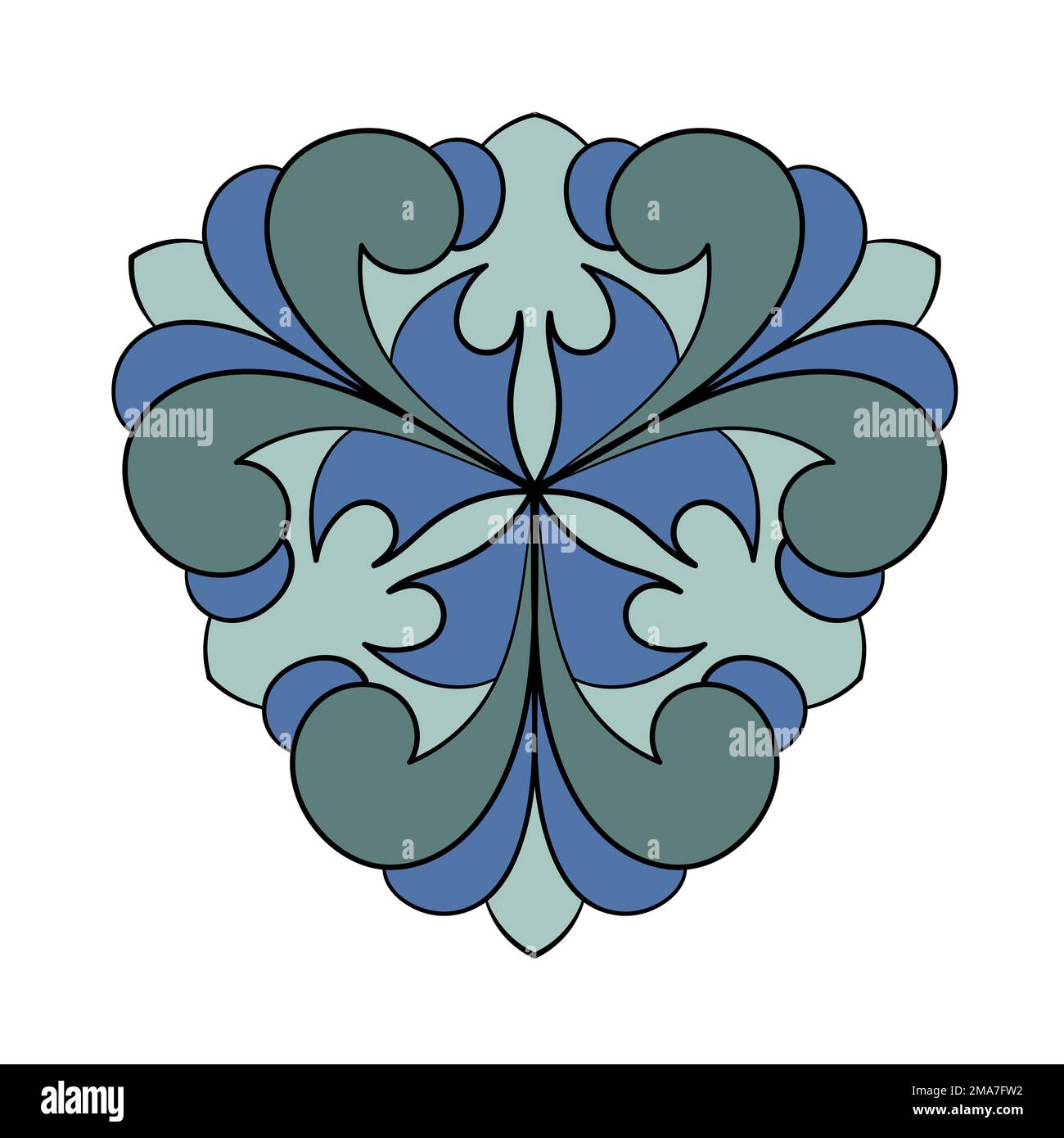 Abstract colorful vector ornament Stock Vector Image & Art - Alamy