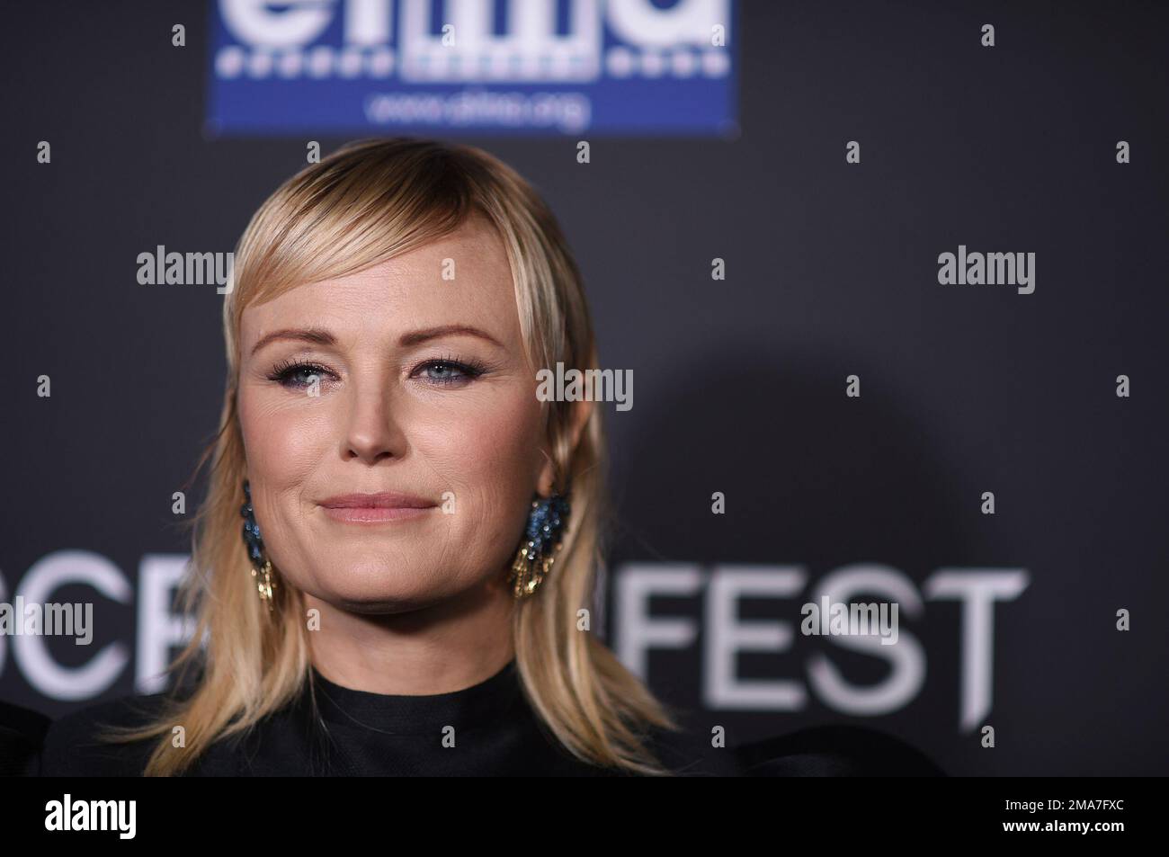 Malin Akerman arrives at a red carpet event for "Slayers " during ...