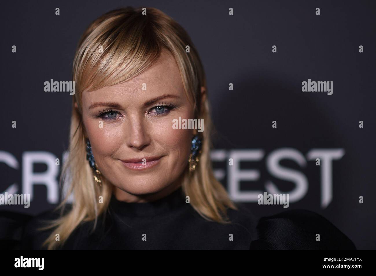 Malin Akerman arrives at a red carpet event for "Slayers " during ...