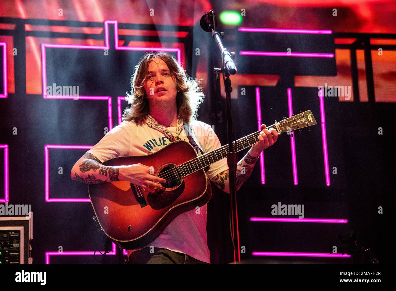 Billy Strings performs on the second weekend of the Austin City Limits Music Festival at Zilker ...