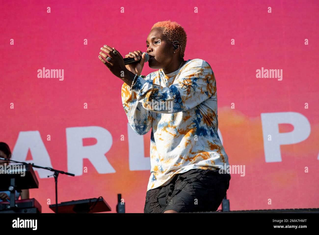 Arlo Parks performs on the second weekend of the Austin City Limits ...