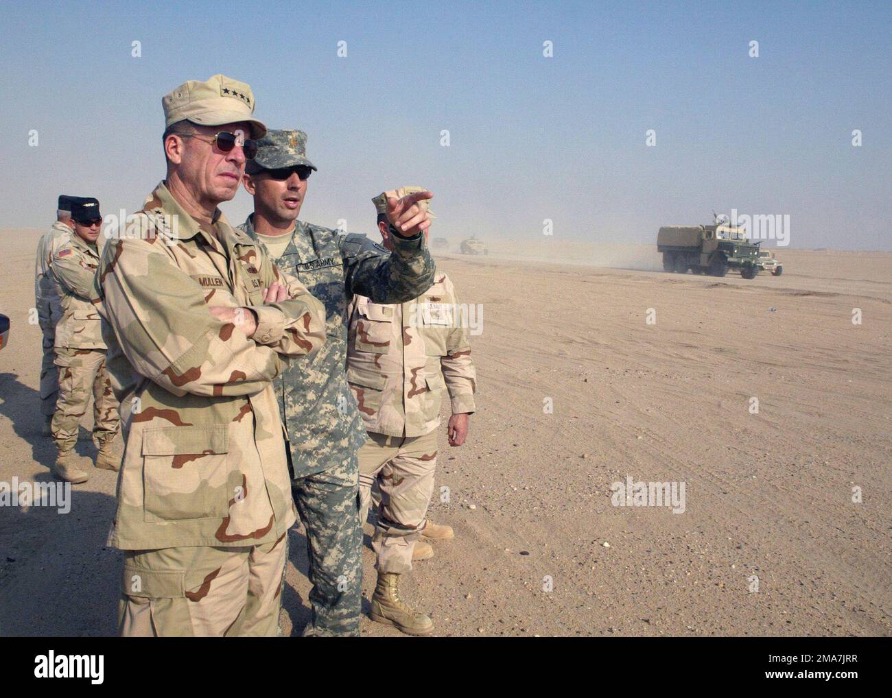 US Navy (USN) Admiral (ADM) Michael G. Mullen (foreground), CHIEF of ...