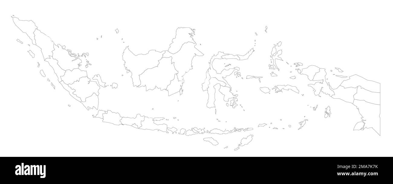 Indonesia political map of administrative divisions Stock Vector Image ...