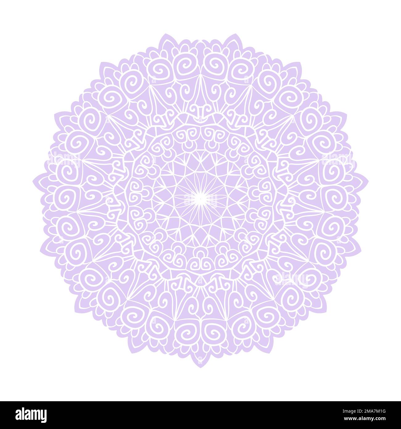Decorative round background. Ornamental ethnic pattern. Element for ...
