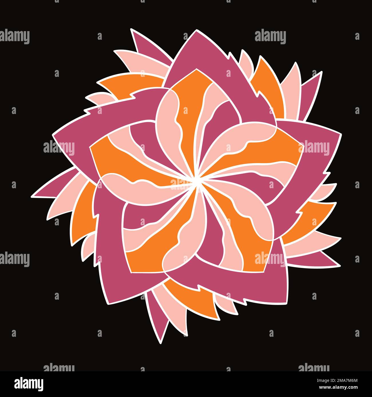 Colorful mandala. Decorative round ornaments. Anti-stress therapy ...