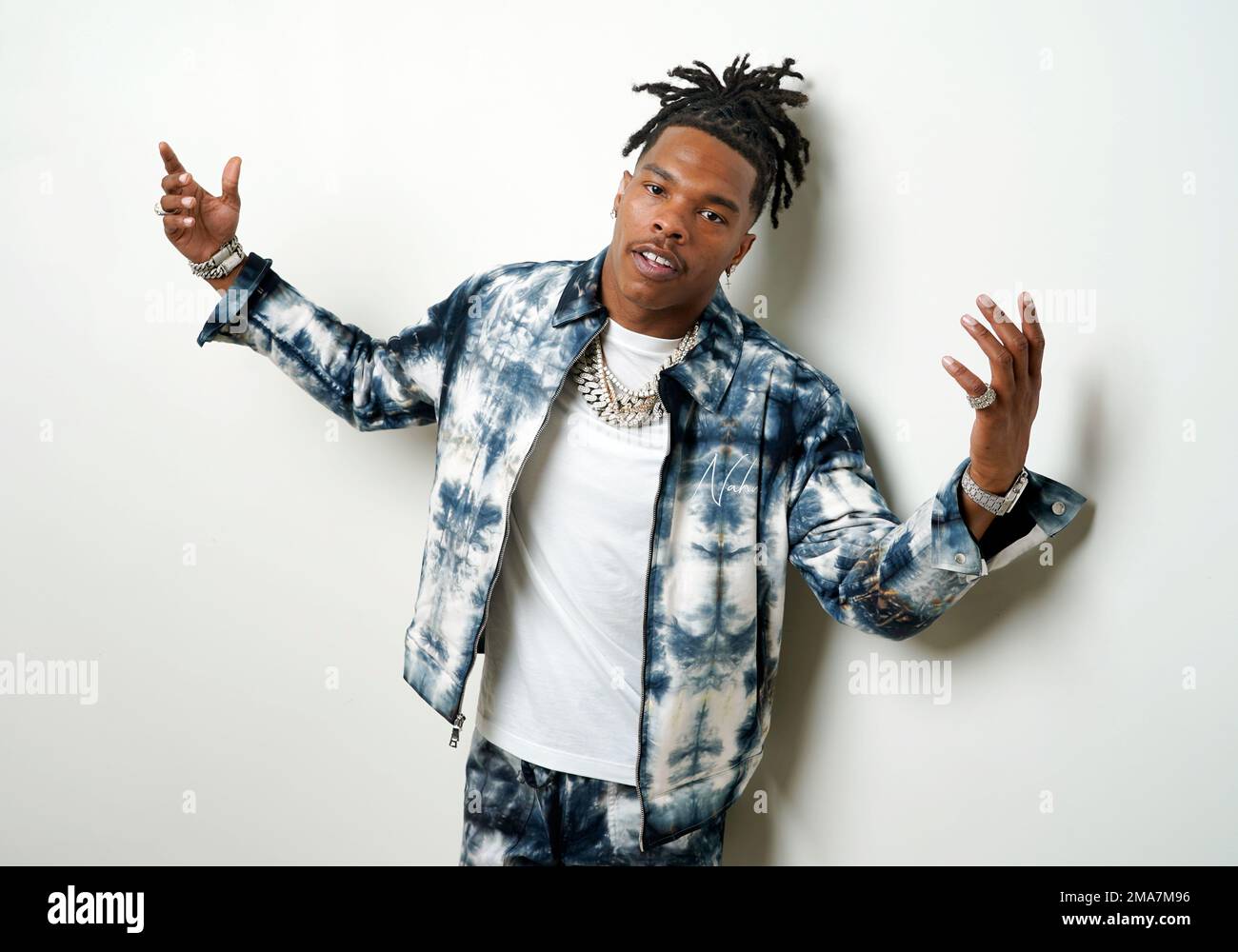 Rapper Lil Baby poses for a portrait, Wednesday, Oct. 5, 2022, in Los ...