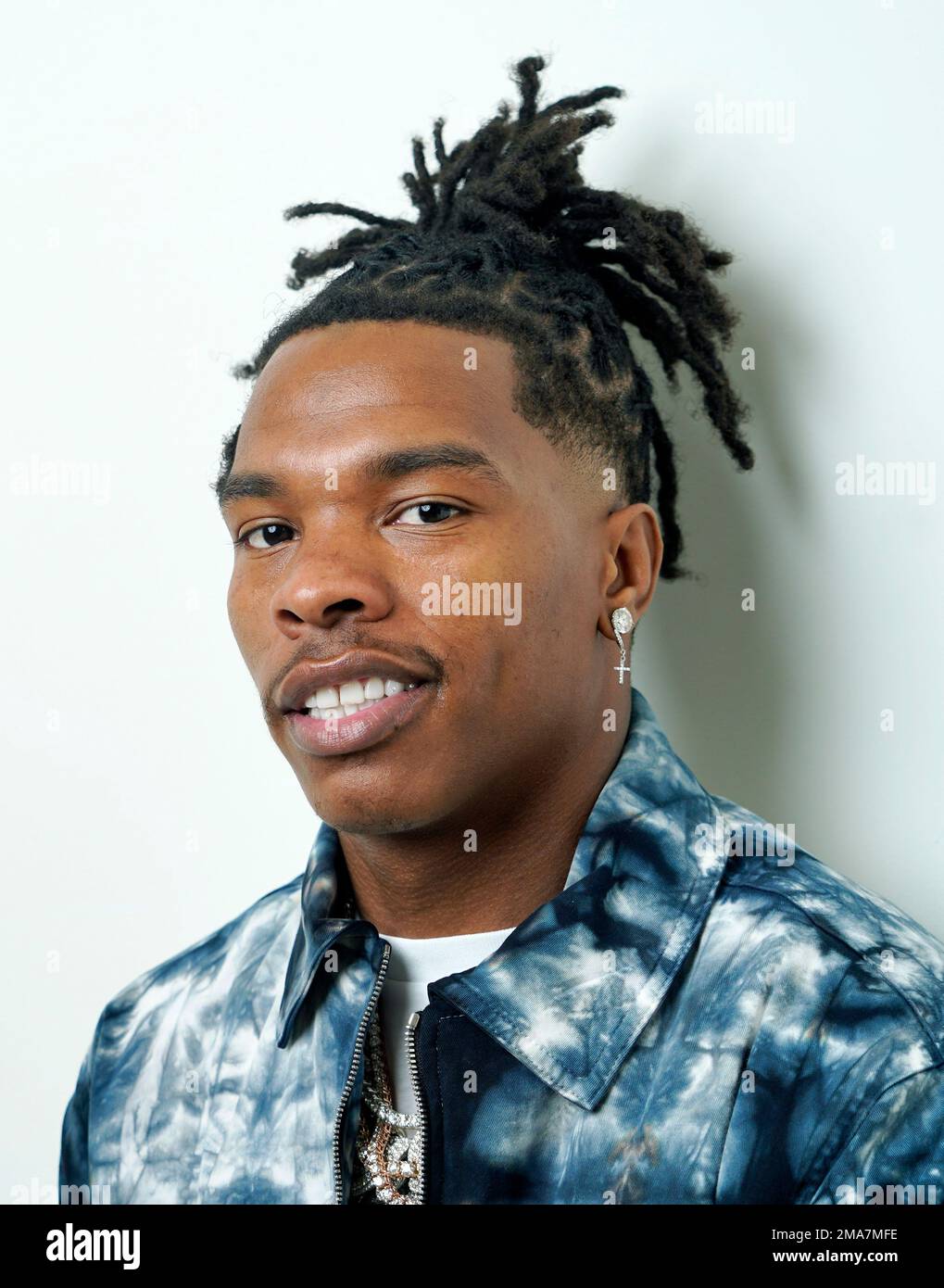Rapper Lil Baby poses for a portrait, Wednesday, Oct. 5, 2022, in Los ...