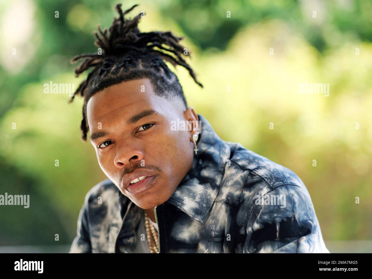 Rapper Lil Baby poses for a portrait, Wednesday, Oct. 5, 2022, in Los ...