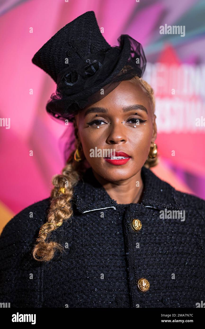 Janelle Monae poses for photographers upon arrival for her Screen Talk at the 2022 London Film ...