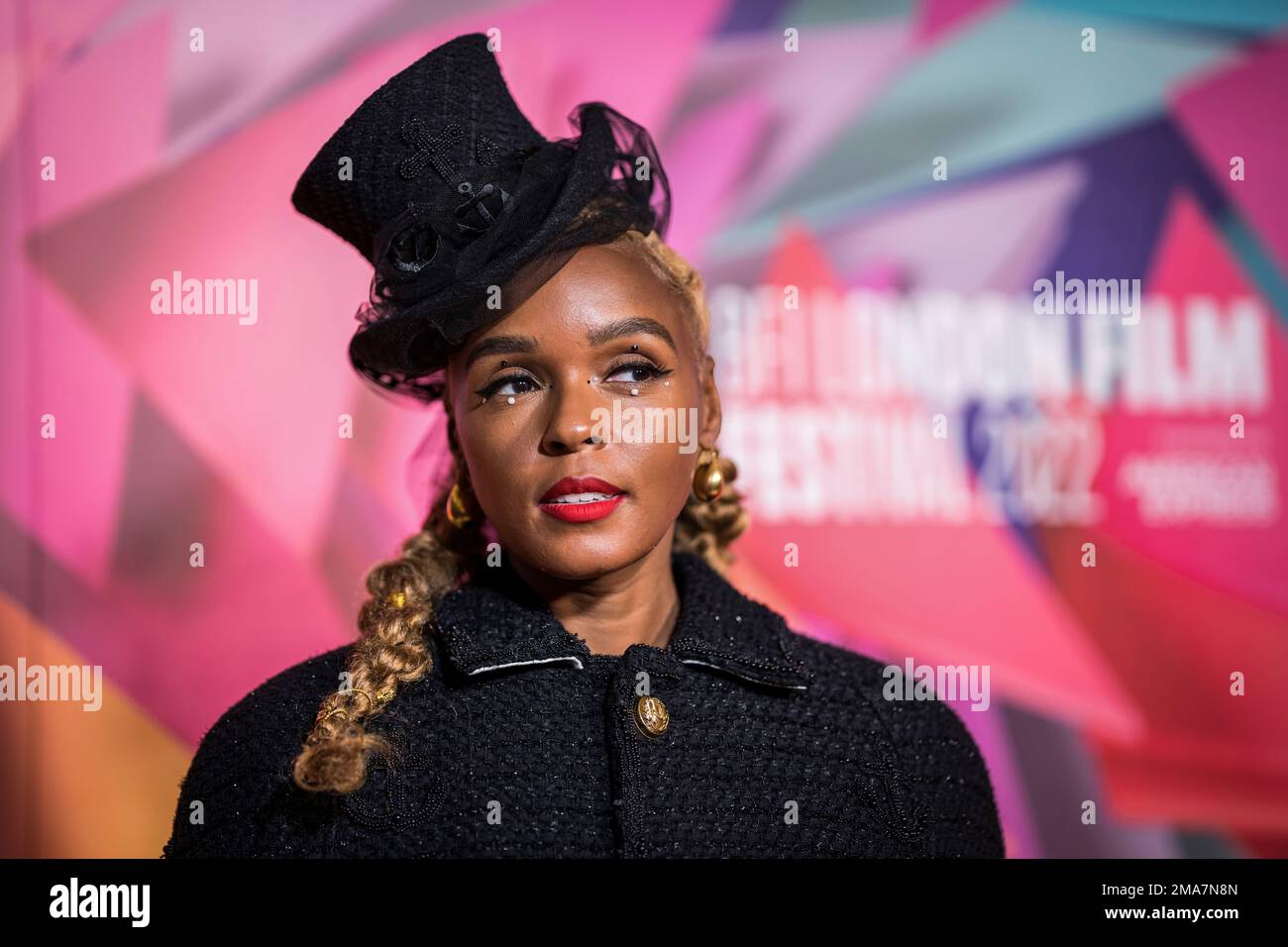 Janelle Monae poses for photographers upon arrival for her Screen Talk at the 2022 London Film ...