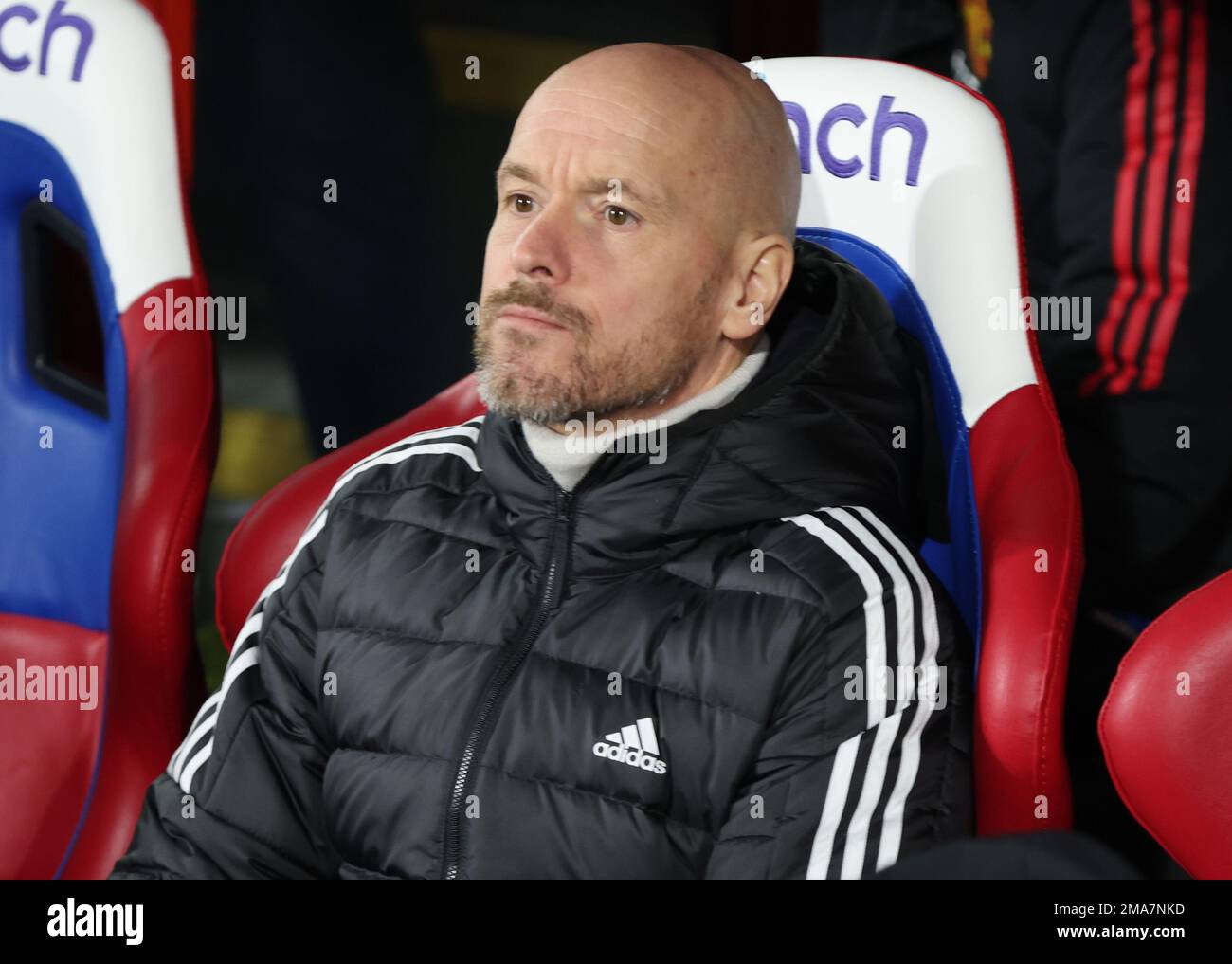 London ENGLAND - January 18:Manchester United manager Erik ten Hag ...