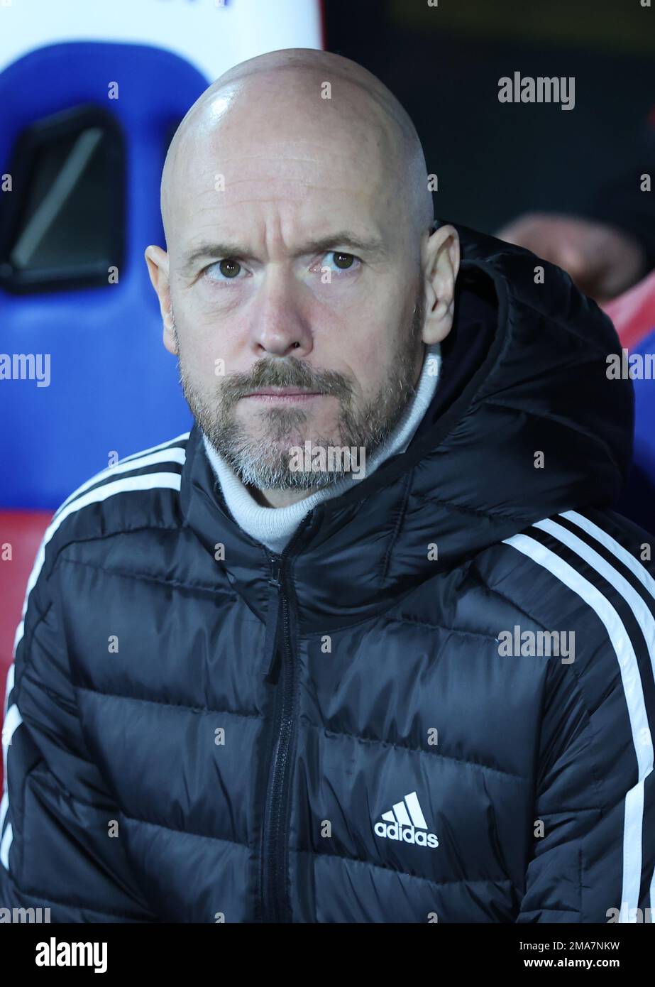 London England January 18 Manchester United Manager Erik Ten Hag