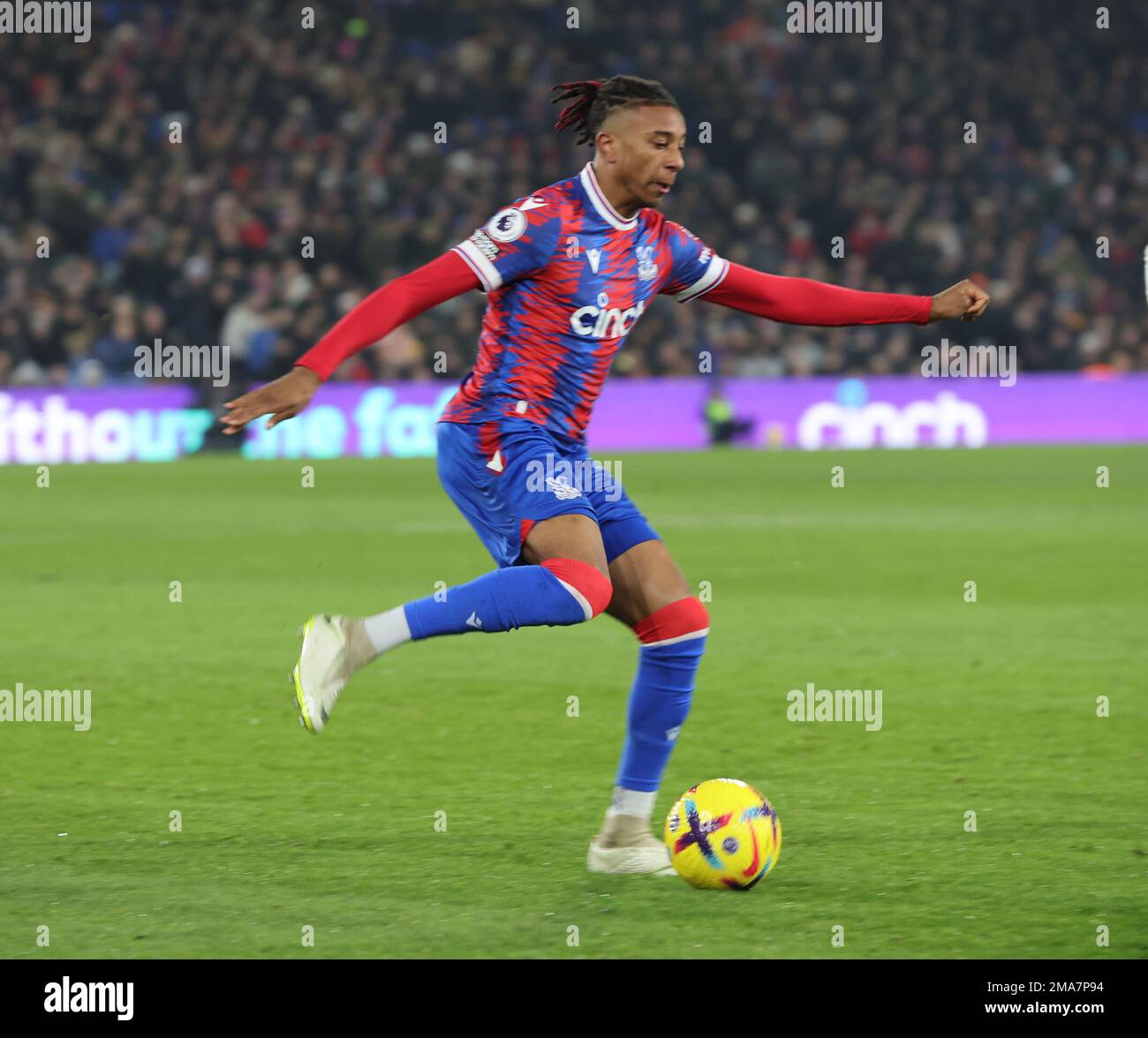 London ENGLAND - January 18: Crystal Palace's Michael Olise during ...