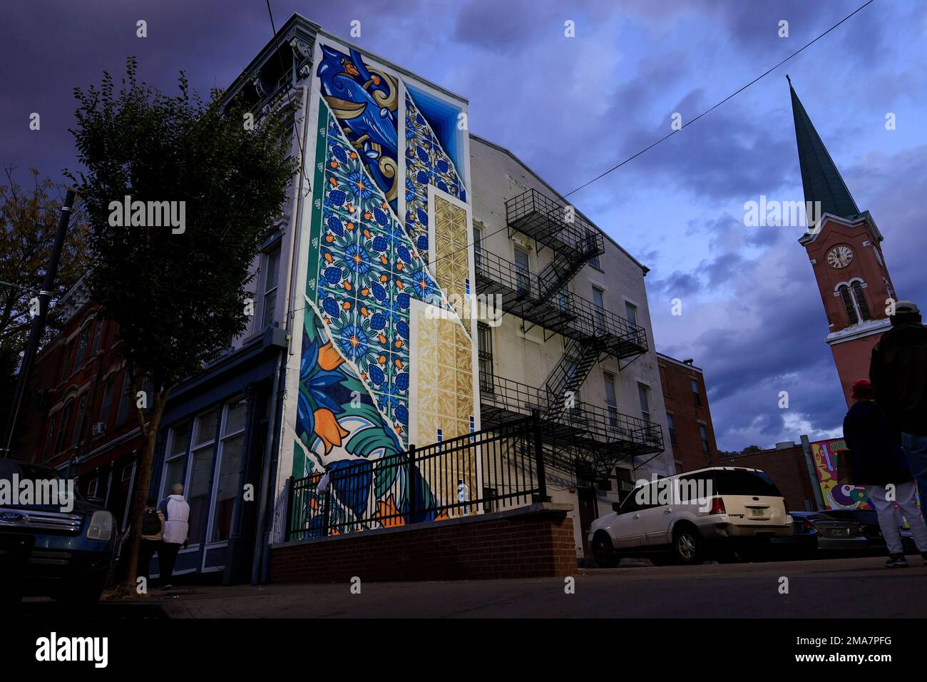 "Lineage" by Add Fuel is seen, Thursday, Oct. 13, 2022, in Cincinnati ...