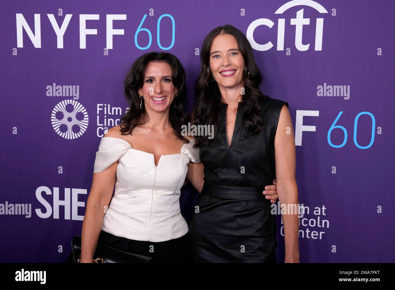 Jodi Kantor, left, and Megan Twohey attend the premiere of "She Said ...