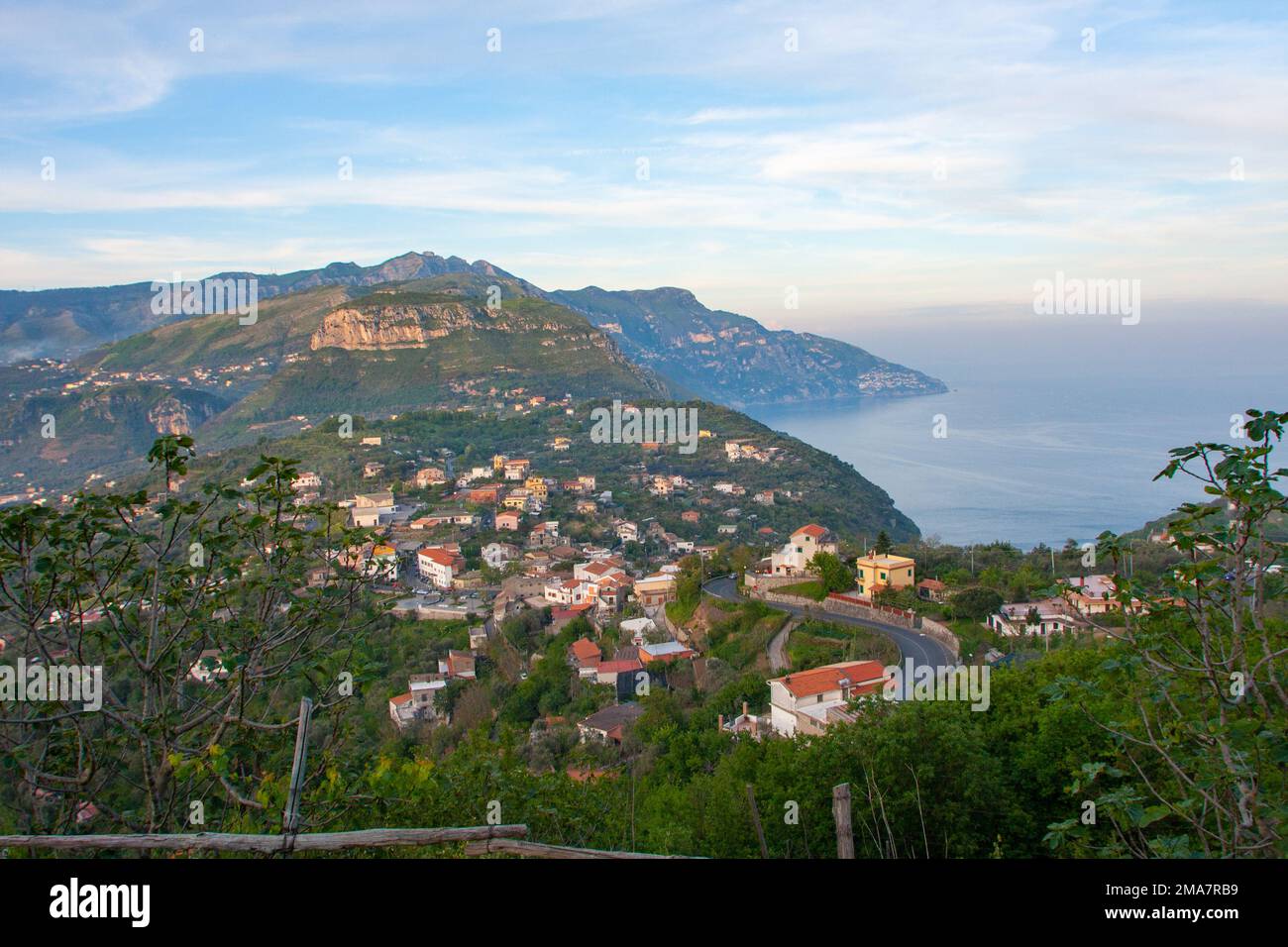 Italy -Amalfi Coast in the village of Nerano Stock Photo - Alamy