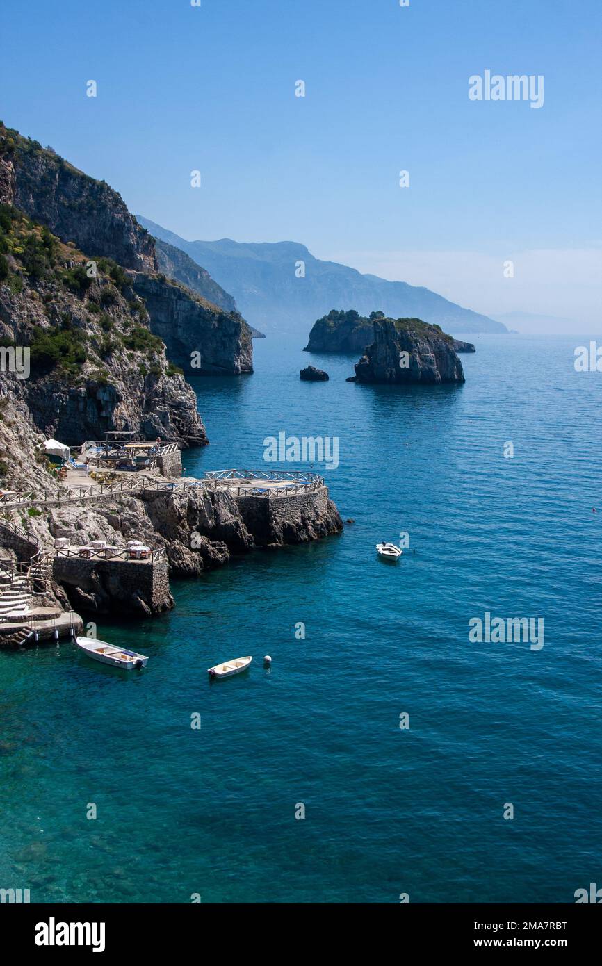 Italy -Amalfi Coast in the village of Nerano Stock Photo - Alamy