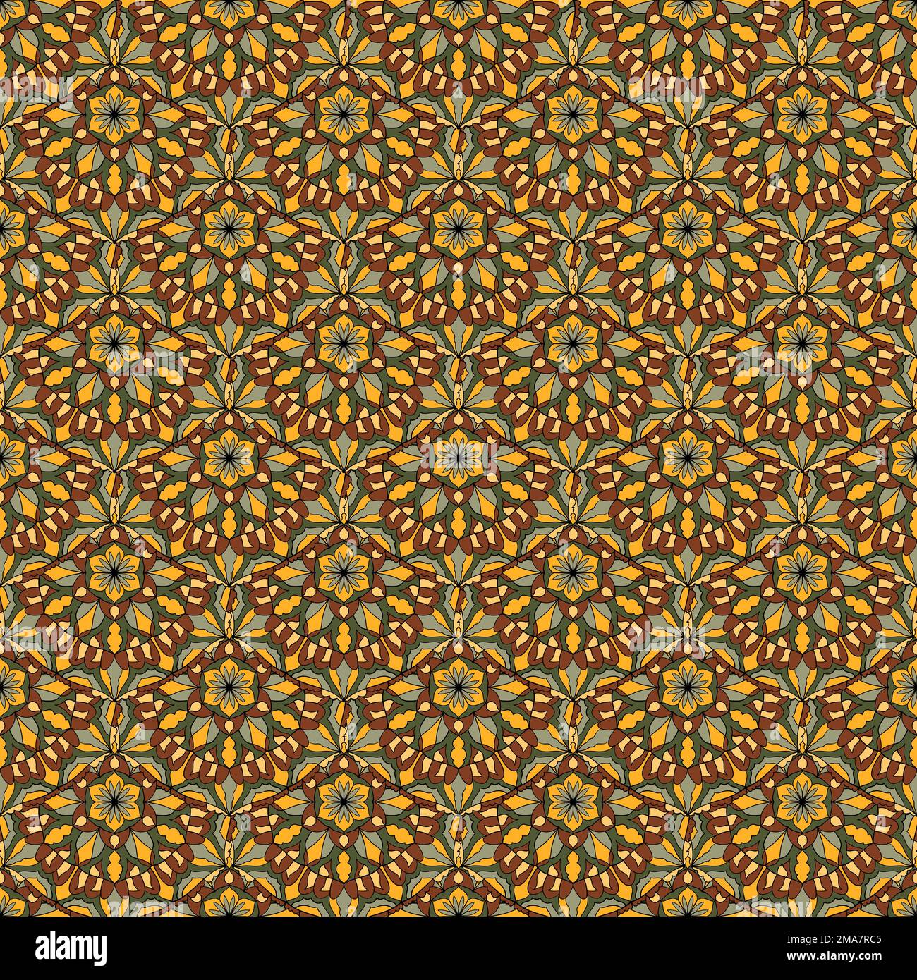 Vector seamless pattern for surface design. Elegant ornamental texture ...