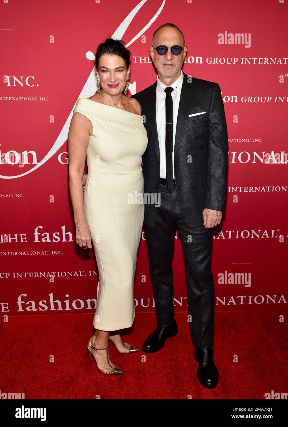 FGI president and CEO Maryanne Grisz, left, and Gary Wassner attend the ...