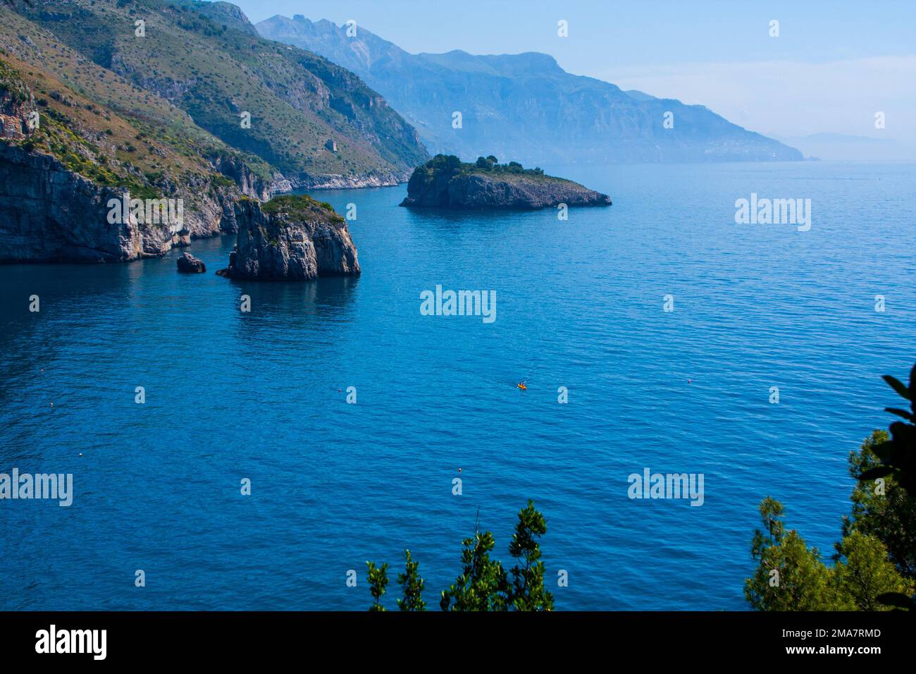 Italy -Amalfi Coast in the village of Nerano Stock Photo - Alamy