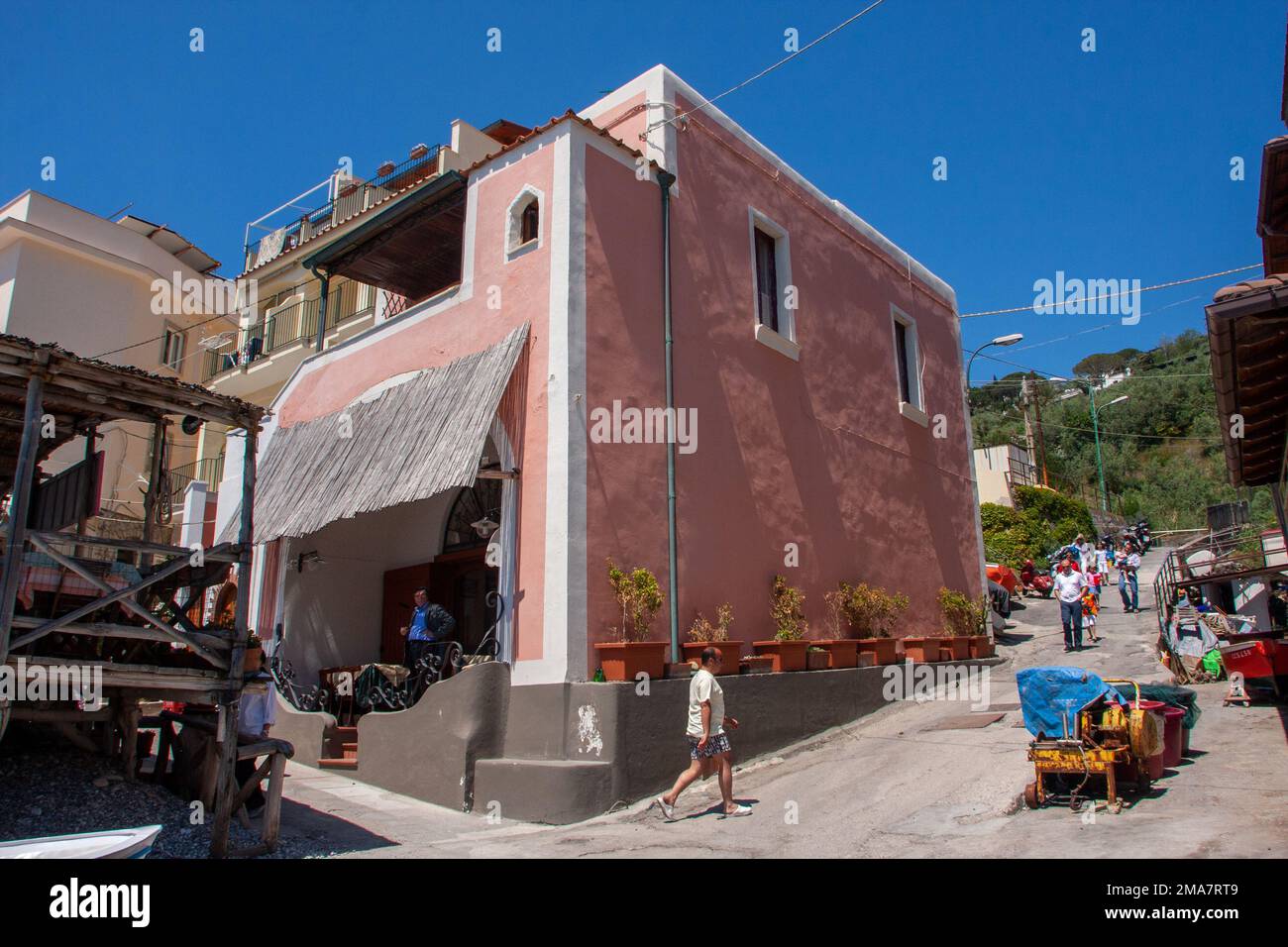 Italy -Amalfi Coast in the village of Nerano Stock Photo - Alamy