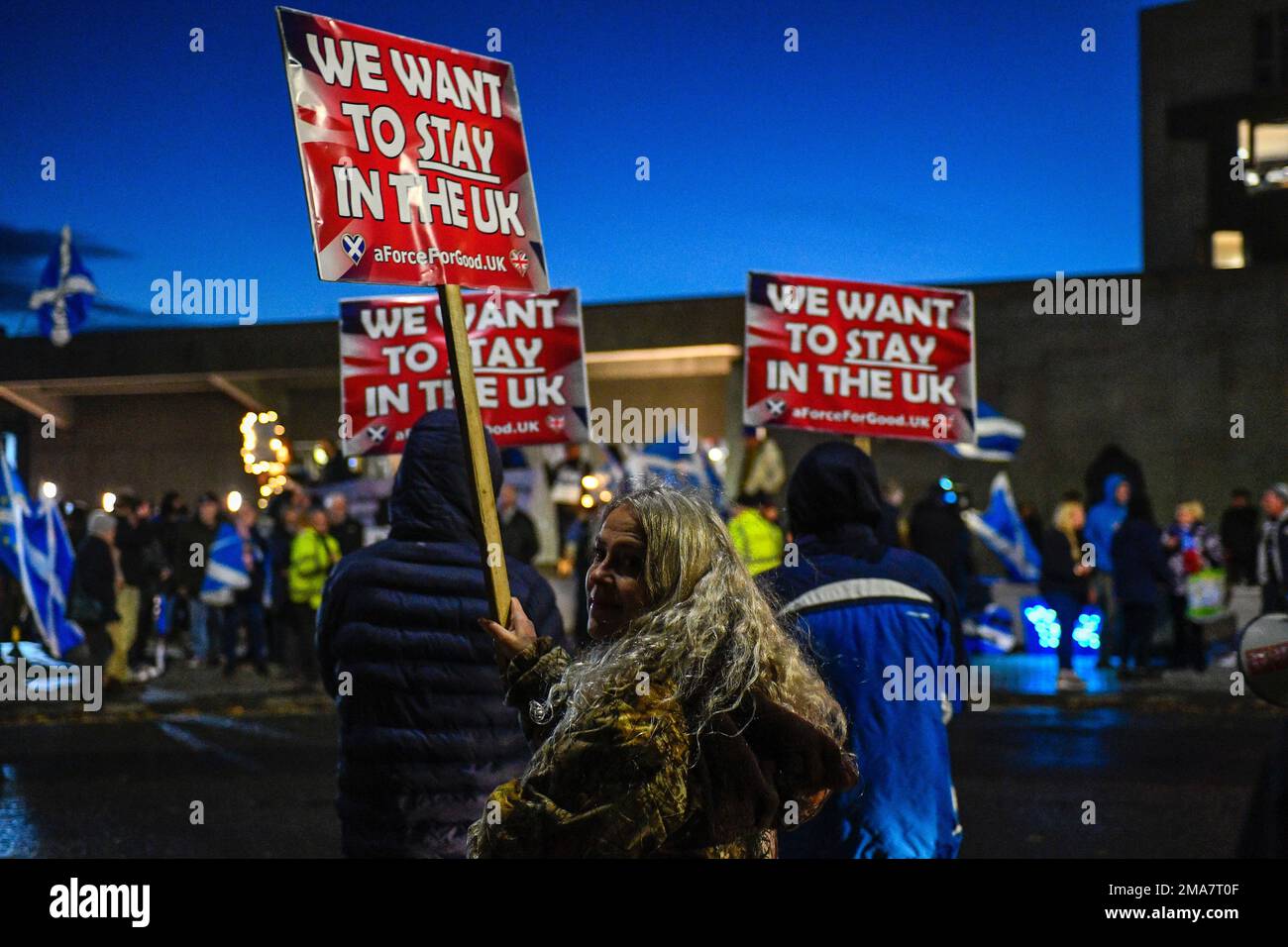 Rally outside scottish parliament hi-res stock photography and images ...