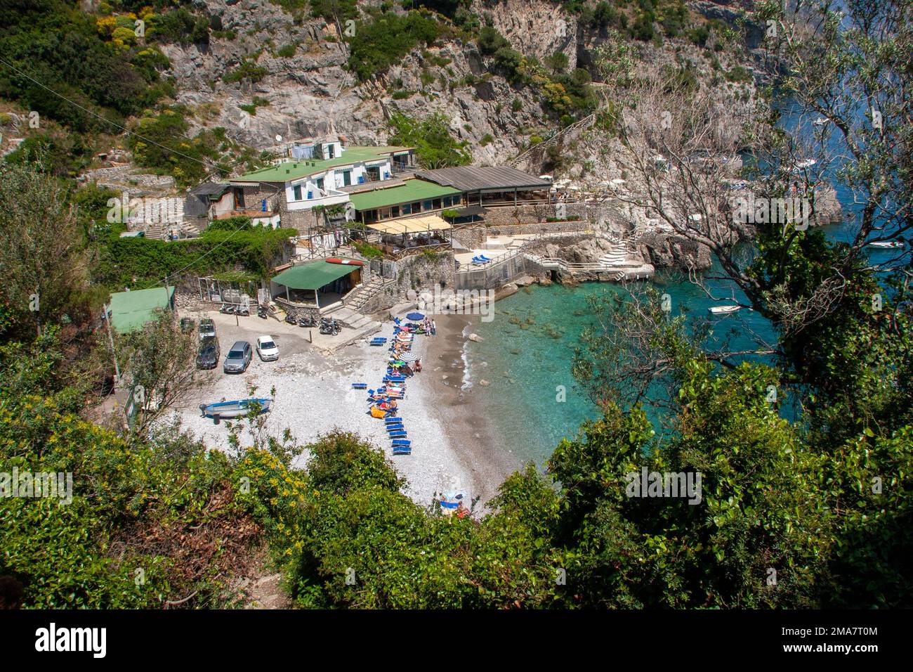 Italy -Amalfi Coast in the village of Nerano Stock Photo - Alamy