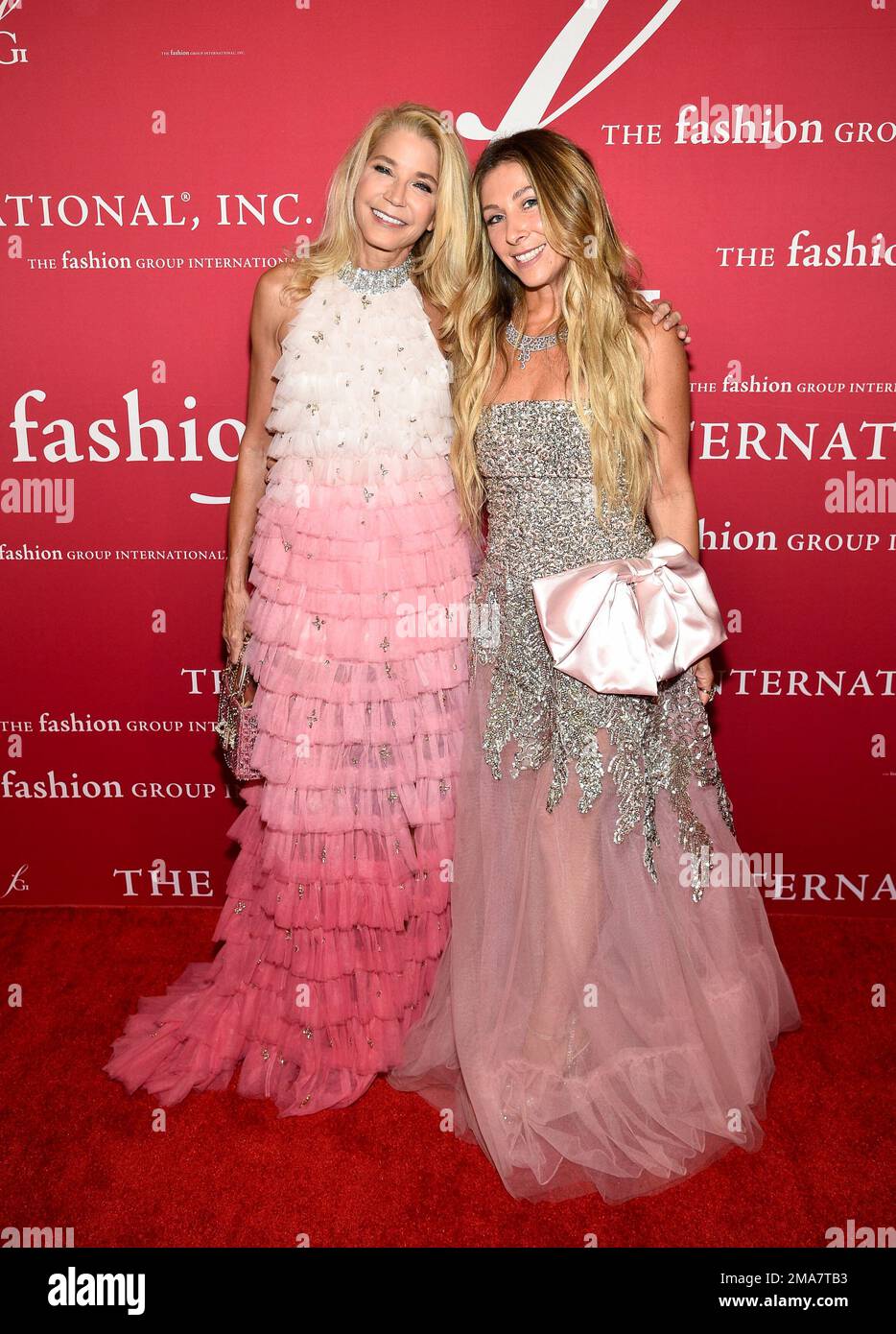 Candace Bushnell, left, poses with honoree Rebecca Hessel Cohen from ...