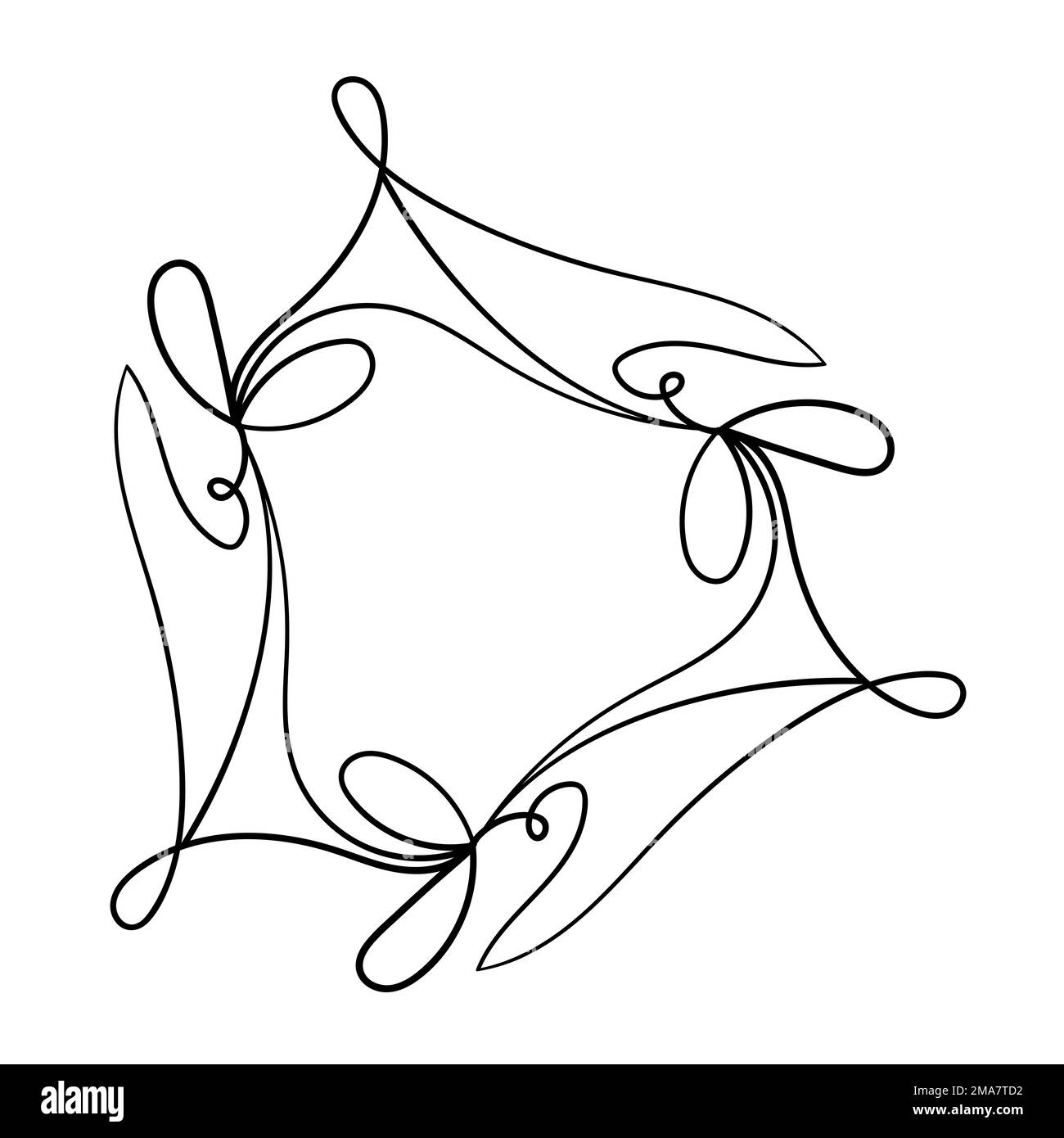Vector arabesque for design template. Abstract ornament for coloring ...