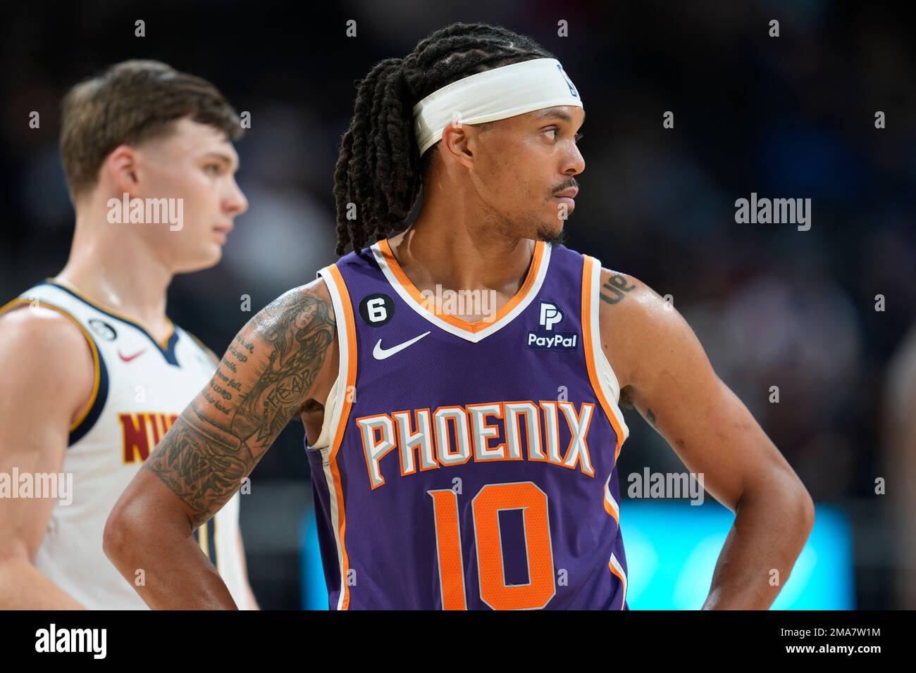 Phoenix Suns guard Damion Lee (10) in the second half of a preseason ...