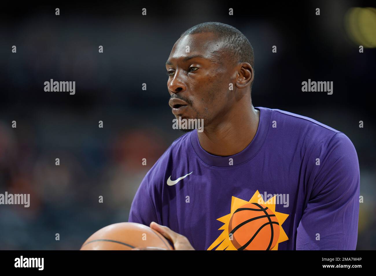 Phoenix Suns center Bismack Biyombo (18) in the second half of a ...