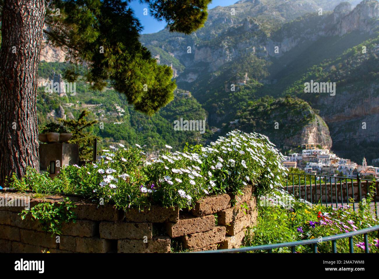 The gardens of Villa San Michele, Capri island, Italy Stock Photo - Alamy