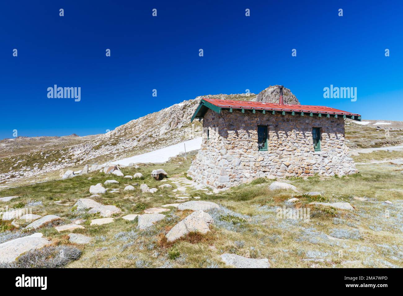 Seamans Hut in Kosciuszko National Park in Australia Stock Photo - Alamy