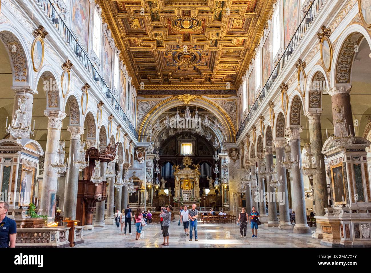 Christian Catholic church in Rome the Italian capital Stock Photo - Alamy