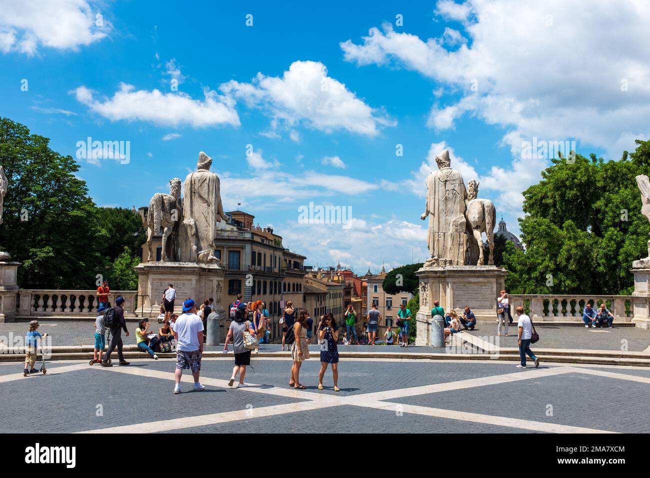 People in Rome the Italian capital Stock Photo - Alamy