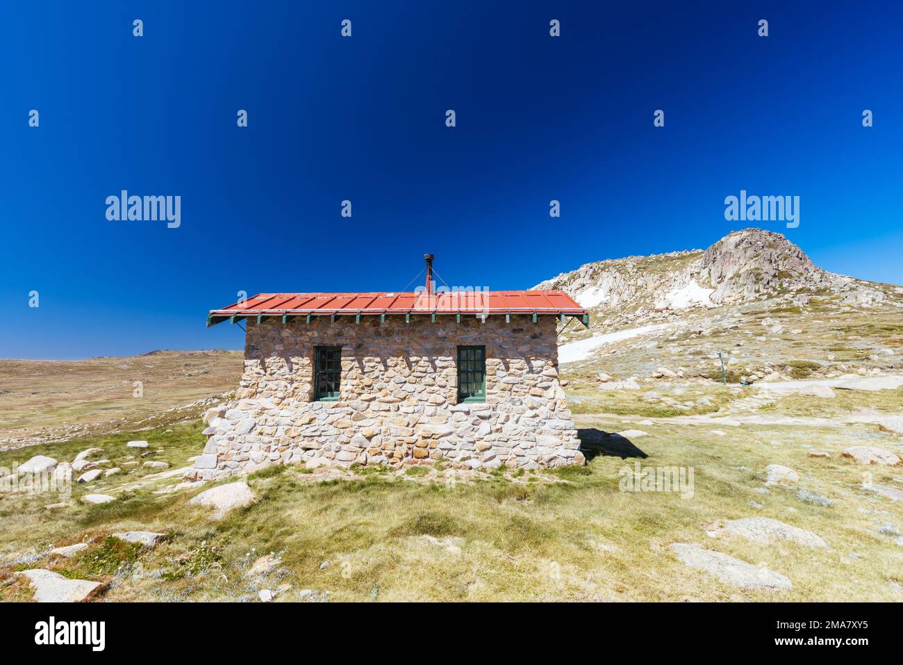 Seamans Hut in Kosciuszko National Park in Australia Stock Photo - Alamy