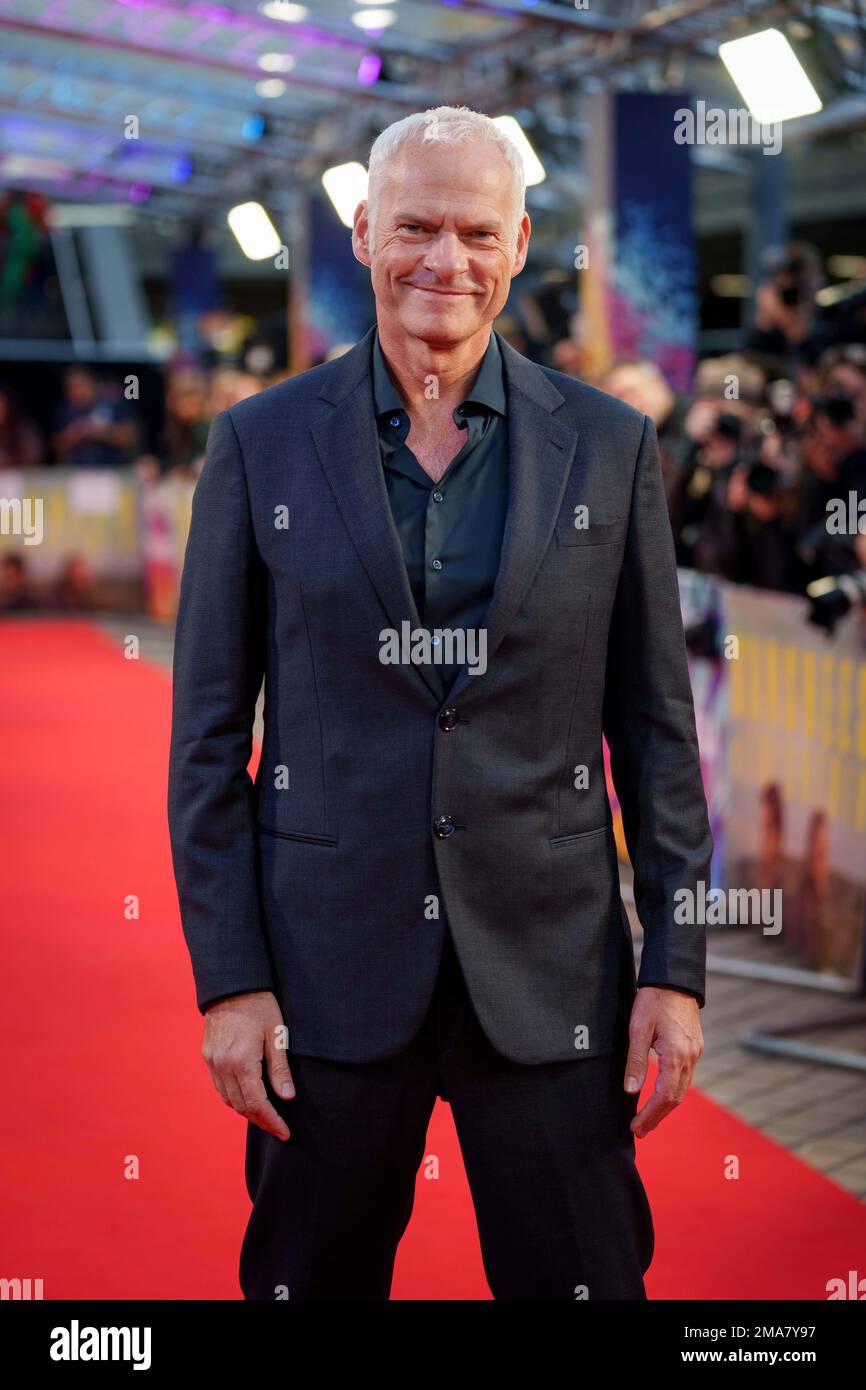 Director Martin McDonagh poses for photographers upon arrival for the ...