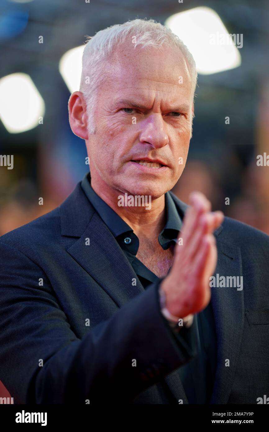 Director Martin McDonagh poses for photographers upon arrival for the ...